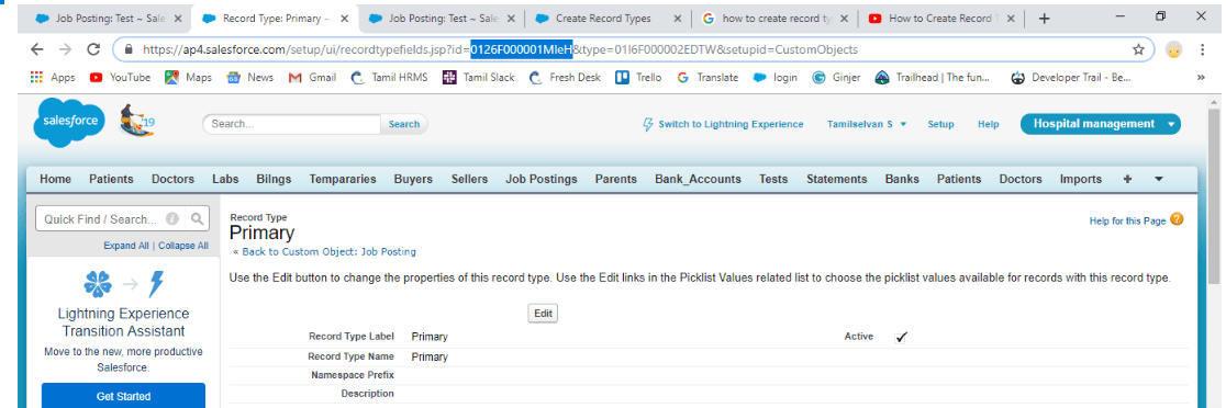 How To Find Record Type Id In Salesforce